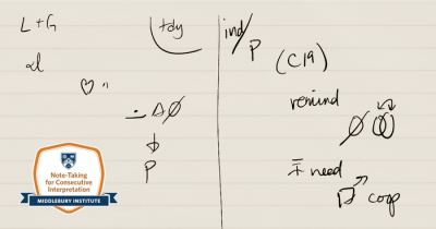 Note-Taking for Consecutive Interpretation | Middlebury Institute of International Studies at ...
